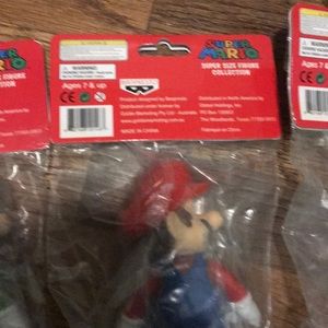 Banpresto | Other | Super Mario Super Size Figure Collection Set Of 3 ...